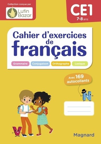 Cahier d'exercices de français CE1 - Livre