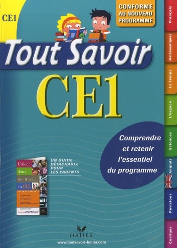 Tout savoir CE1 - Livre