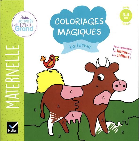 Coloriages magiques ; la ferme PS - Parascolaire Maternelle ...
