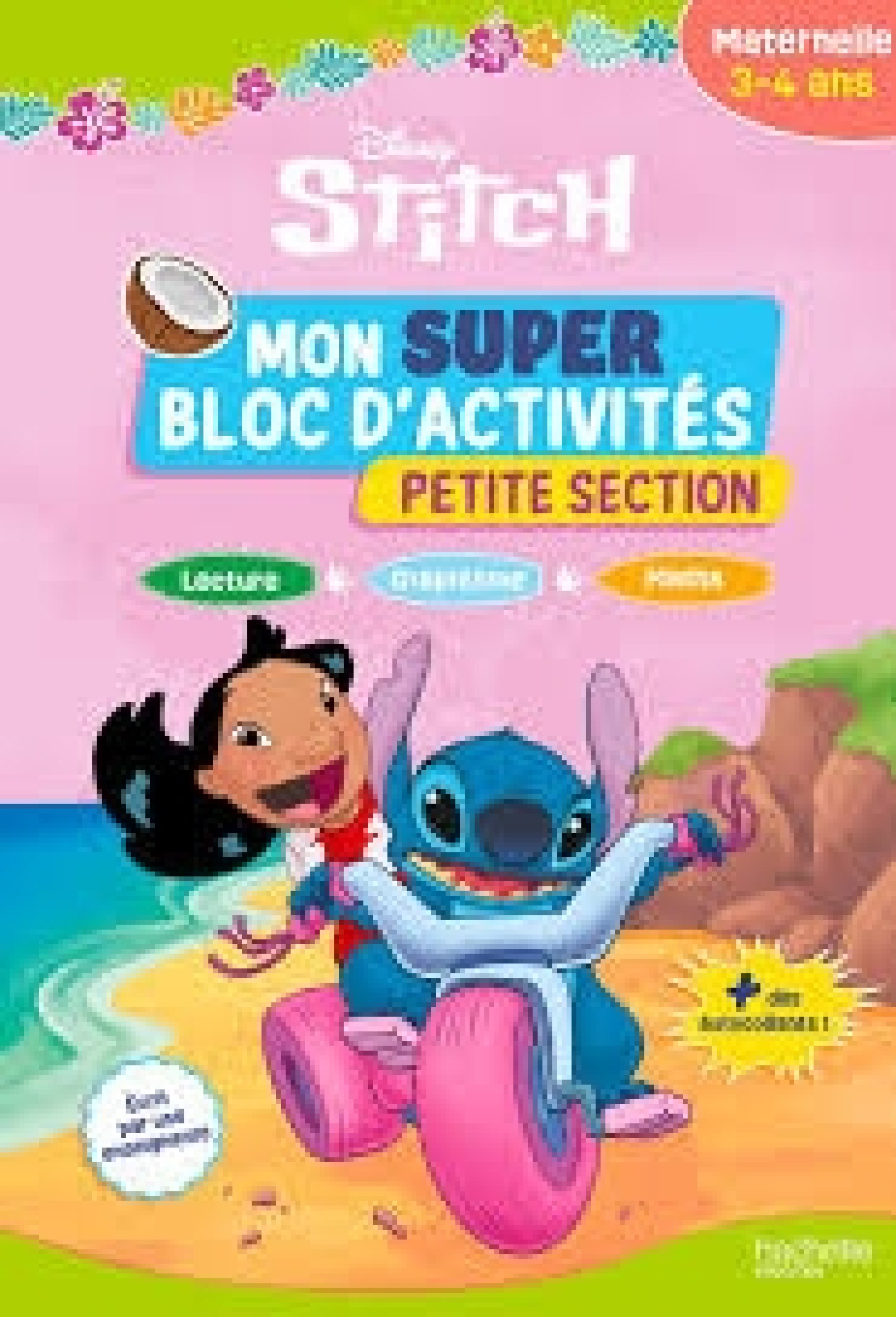 DISNEY - STITCH - MON SUPER BLOC D'ACTIVITES DE PETITE SECTION (3-4 A