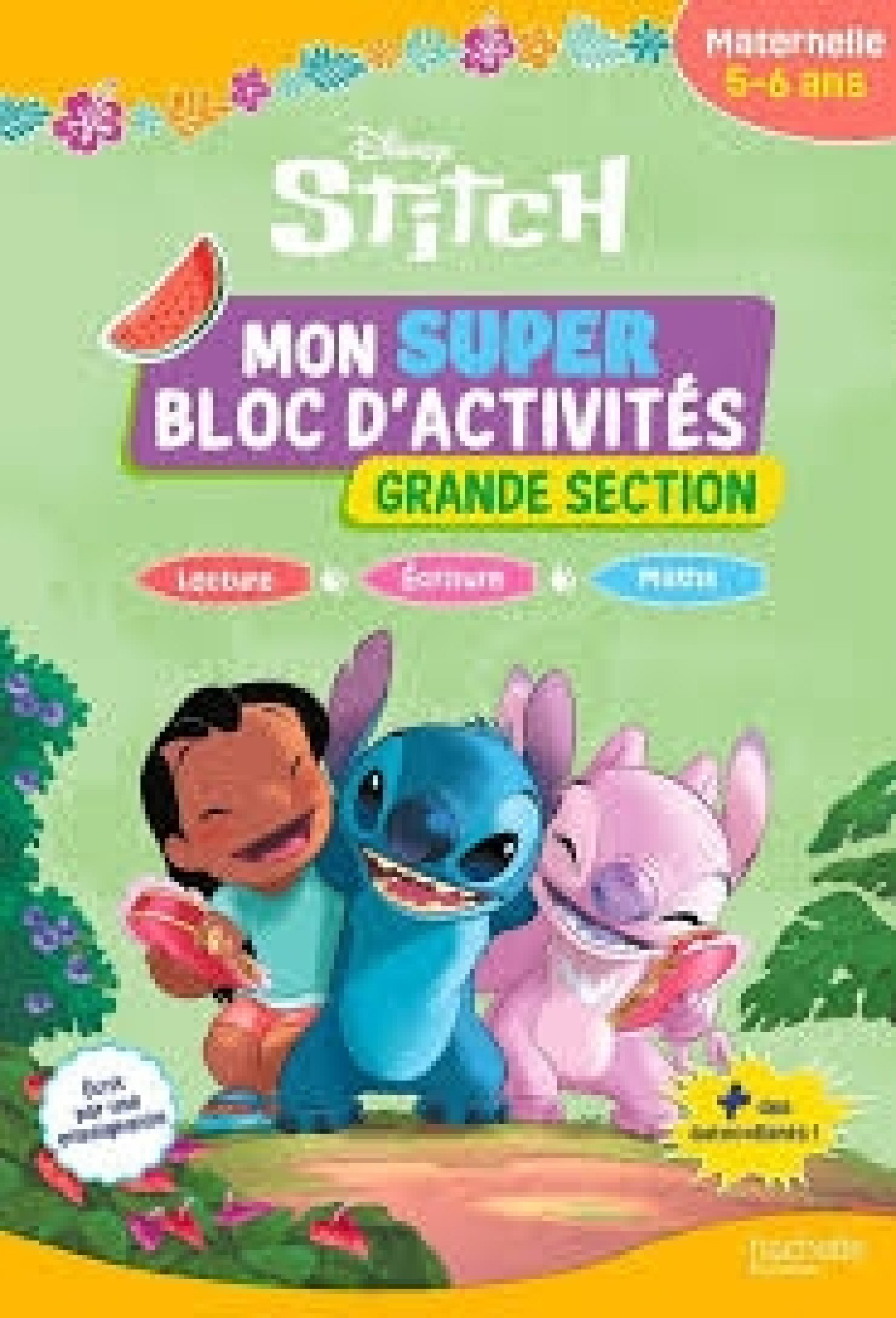 DISNEY - STITCH - MON SUPER BLOC D'ACTIVITES DE GRANDE SECTION (5 - 6